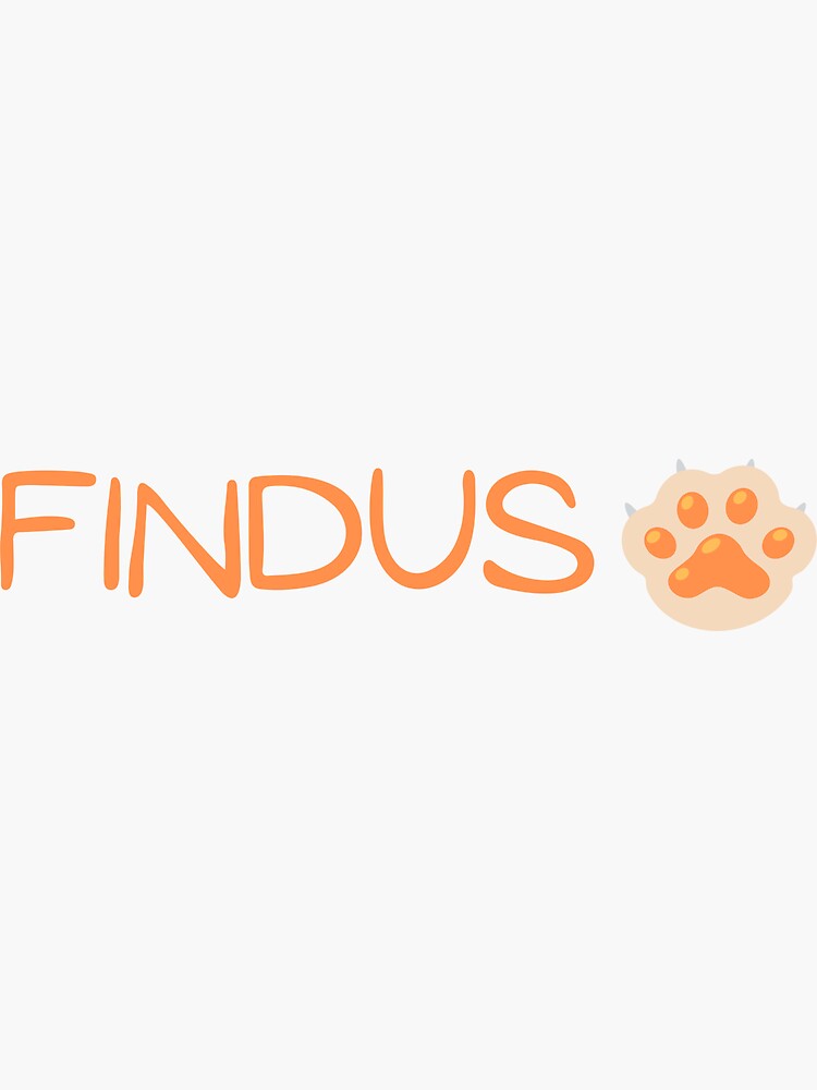 "Findus - Cat Name" Sticker for Sale by Name-Bubble | Redbubble