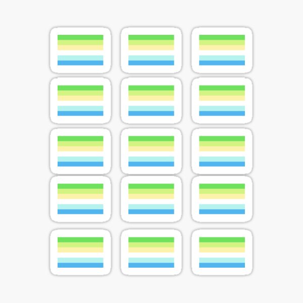 "Genderfree - Pride Flag Pack" Sticker for Sale by FlagsWorld | Redbubble