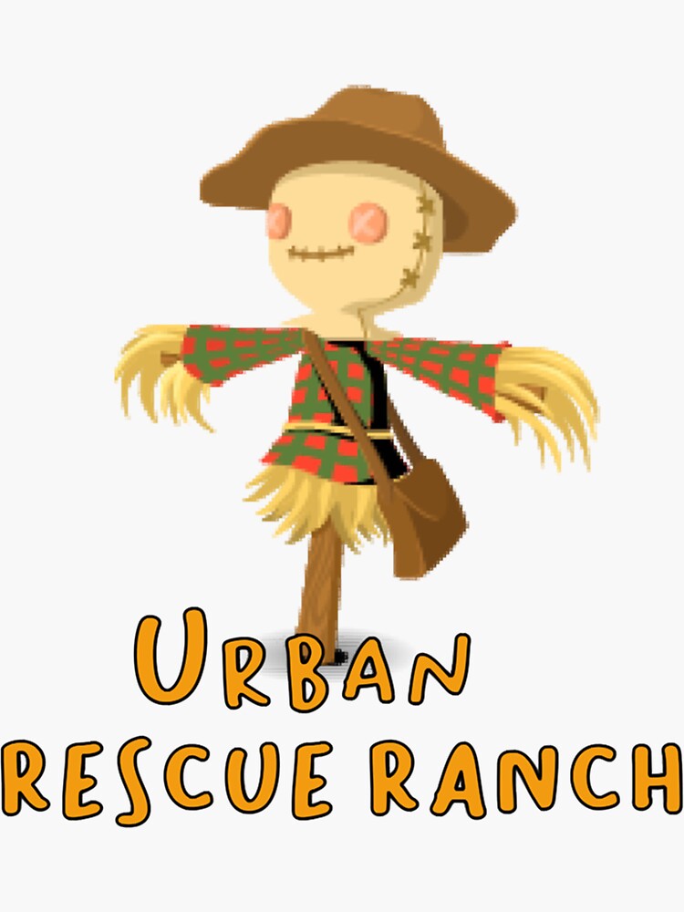 "Urban Rescue Ranch " Sticker for Sale by KellyyCooper | Redbubble