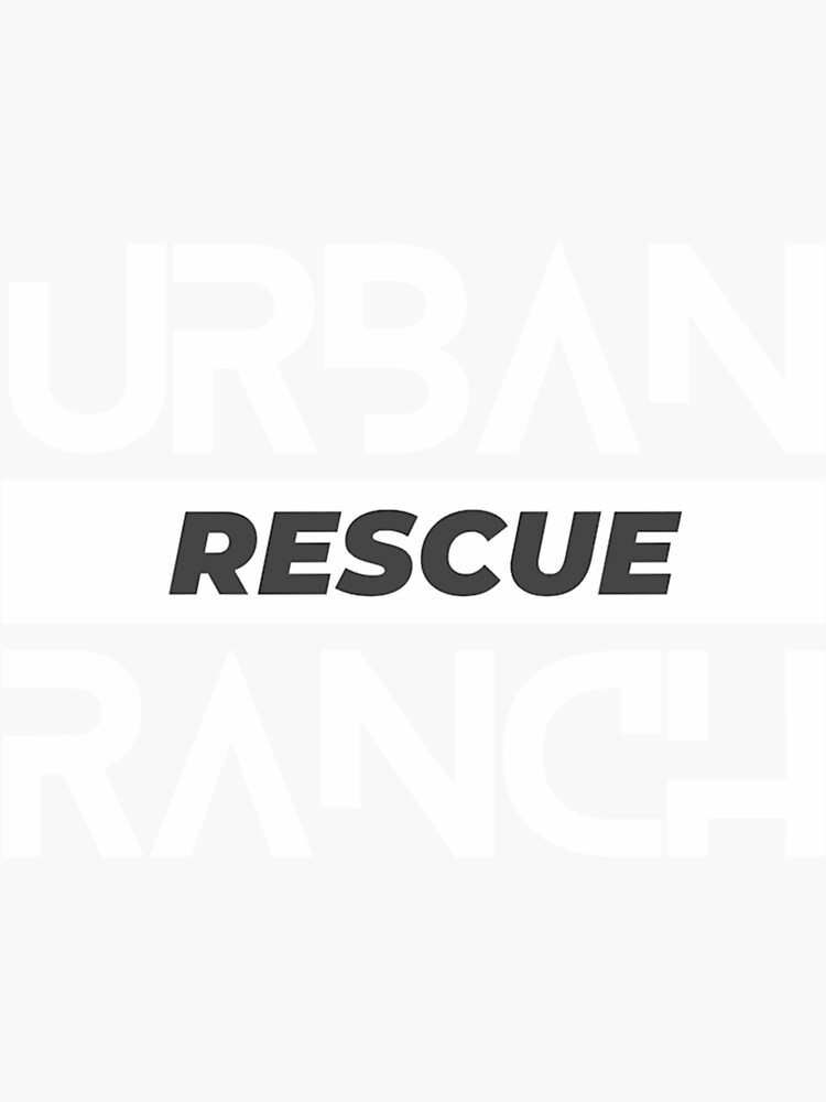 "Urban Rescue Ranch Farmers " Sticker for Sale by KellyyCooper | Redbubble