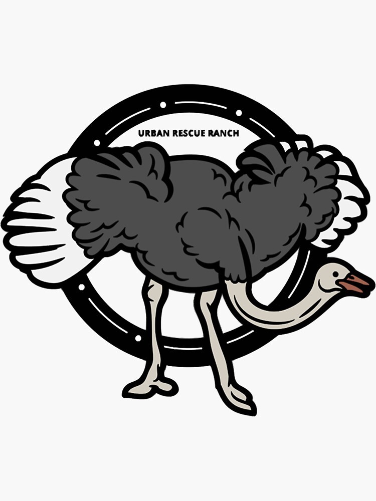 "urban rescue ranch " Sticker for Sale by KellyyCooper | Redbubble