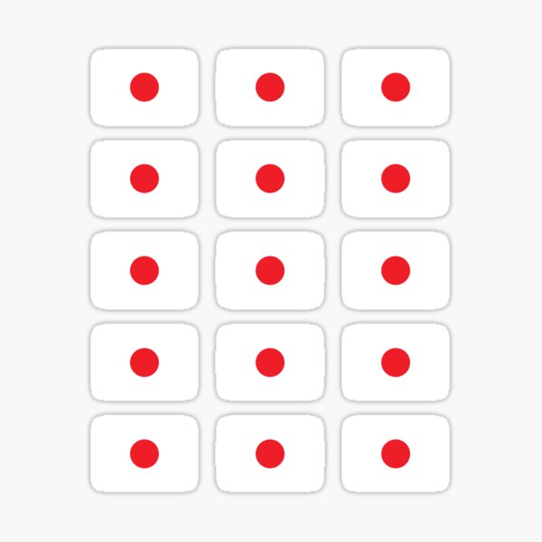 "Japan - Japanese Flag Pack" Sticker for Sale by FlagsWorld | Redbubble