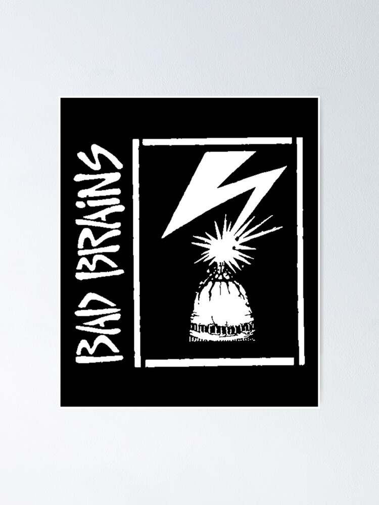 "Full Bad Brains Capitol Stencil logo Genres Hardcore Punk" Poster for ...