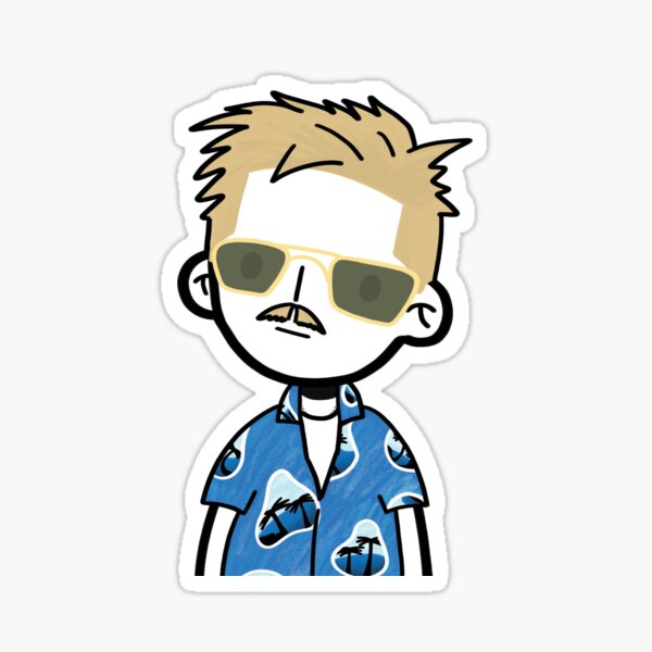 "Nick 'Goose' Bradshaw - Top Gun Sticker" Sticker for Sale by ...