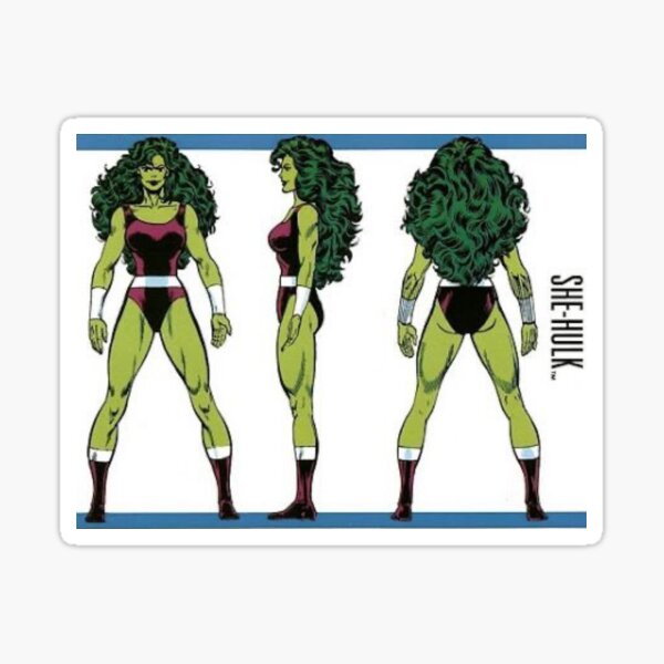 "she hulk" Sticker for Sale by SalvatoreBB | Redbubble