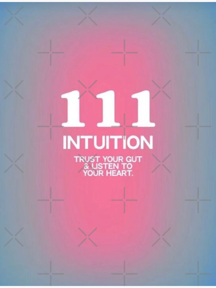 "Angel number 111 intuition" Sticker for Sale by Soft-shop | Redbubble