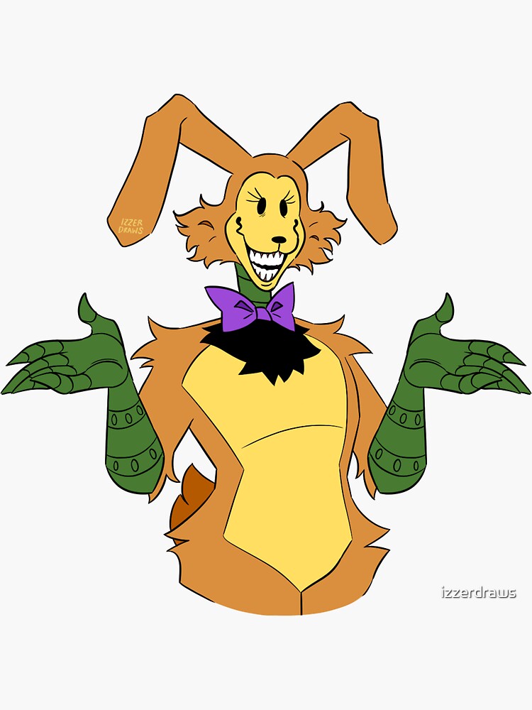 "Pumpkin Rabbit Normal" Sticker for Sale by izzerdraws | Redbubble