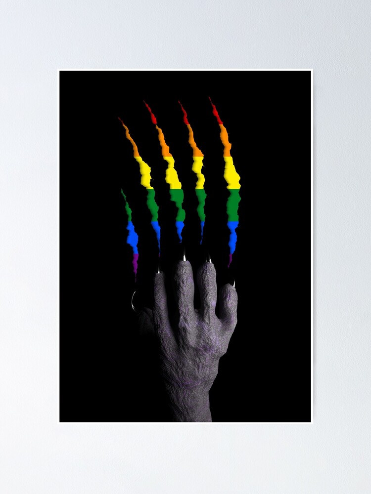 "Pride Scratch" Poster for Sale by Alessia-Panduh | Redbubble