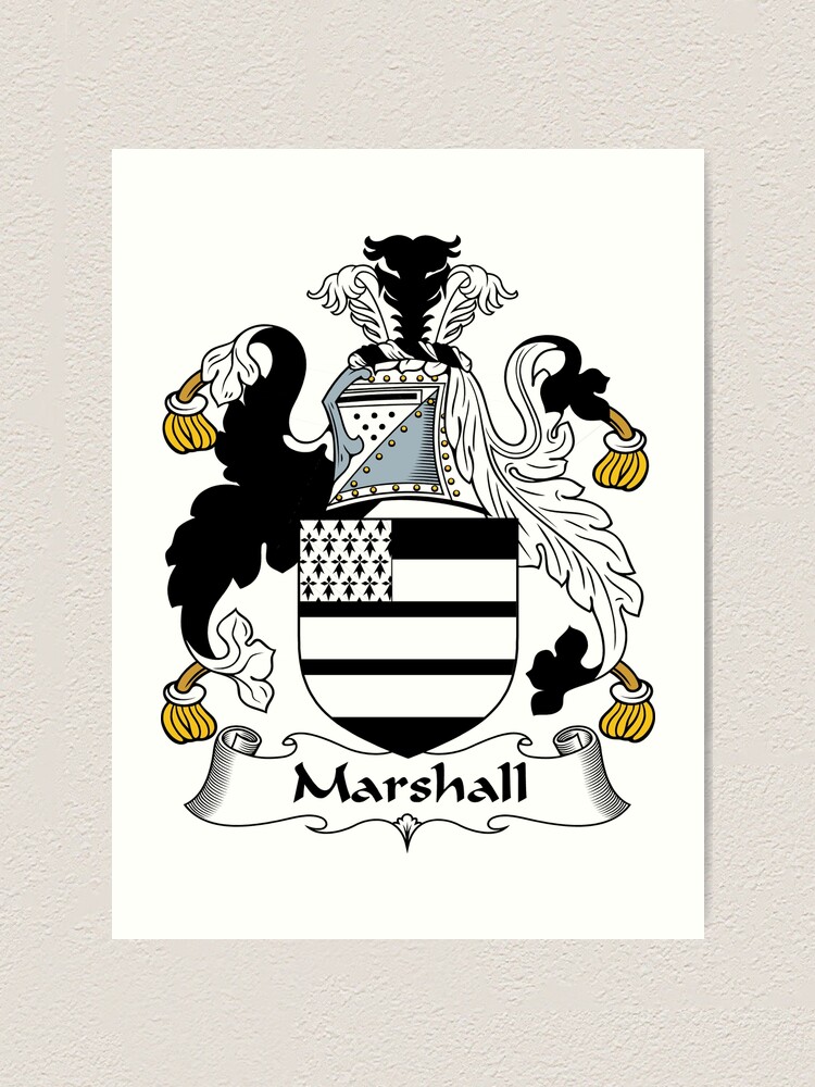 "Marshall II" Art Print for Sale by HaroldHeraldry | Redbubble