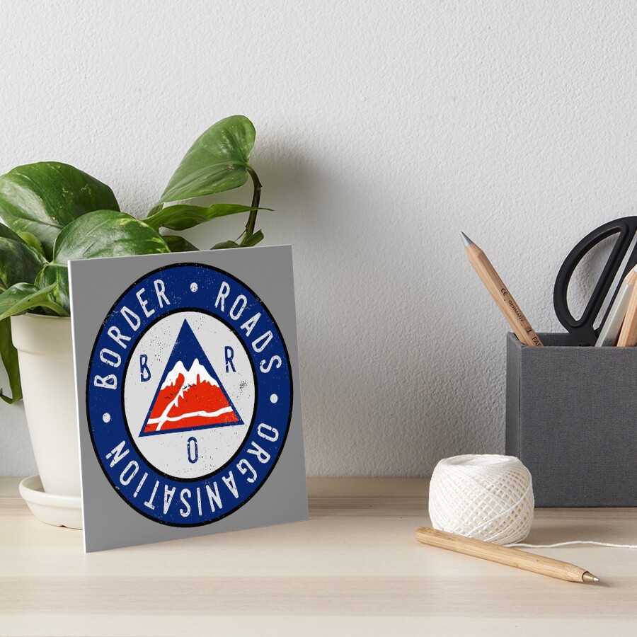 "Border Roads Organisation - BRO Logo" Art Board Print for Sale by ...