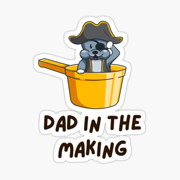 "Mouse Dad In The Making- Limited Edition | Perfect Gift" Sticker for ...