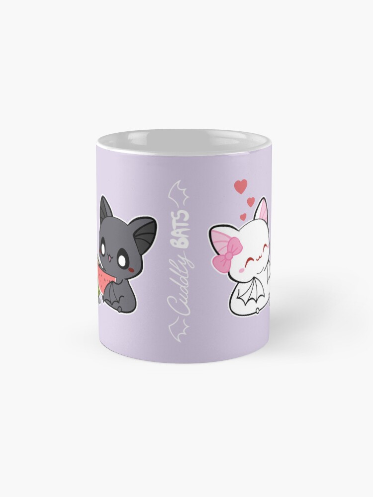 "Cute bats eating watermelon" Coffee Mug for Sale by CuddlyBats | Redbubble