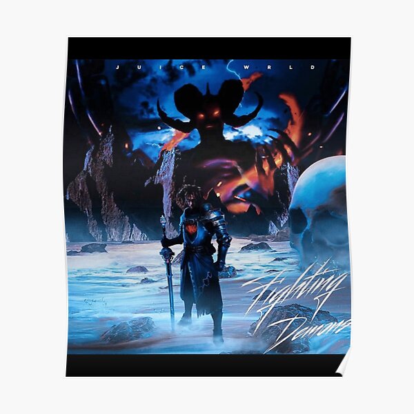 "fighting demons Classic " Poster for Sale by kiszkalabr | Redbubble