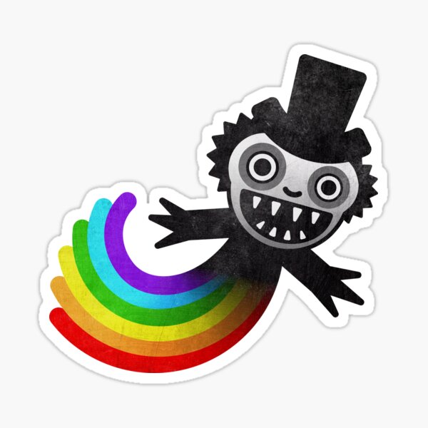 Gay Pride Babadook Stickers | Redbubble