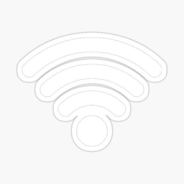 "wi-fi" Sticker for Sale by Simka-kat | Redbubble