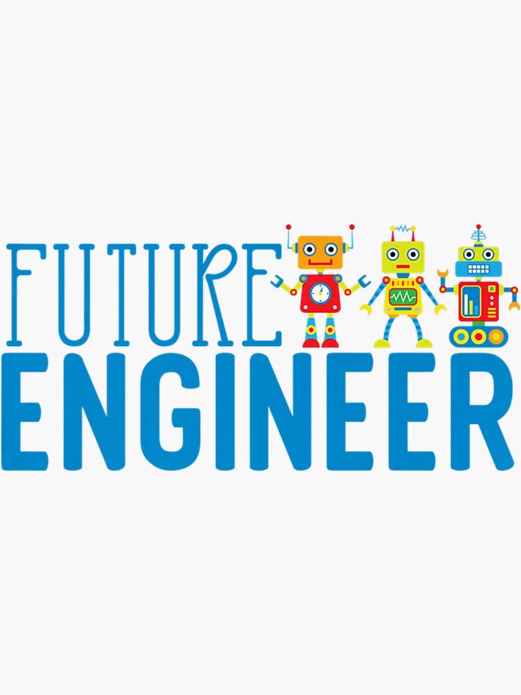 "Future Engineer - Kids Dream Job T Shirts for Kids" Sticker for Sale ...