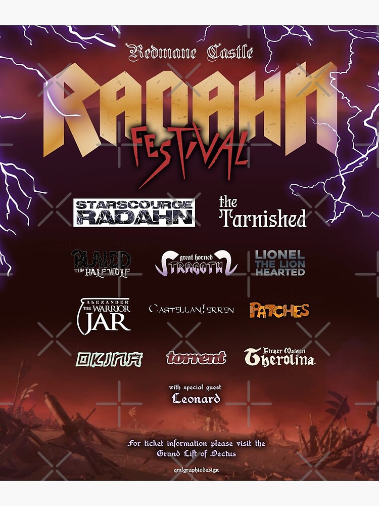 "Festival Radahn Elden Ring 2022 19th Century Art Cool Demon Souls Gift ...