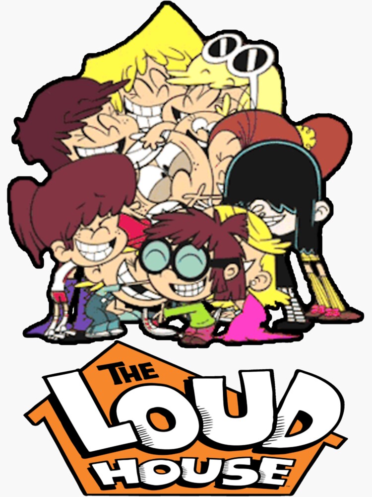 " The Loud House" Sticker for Sale by didiboyes | Redbubble