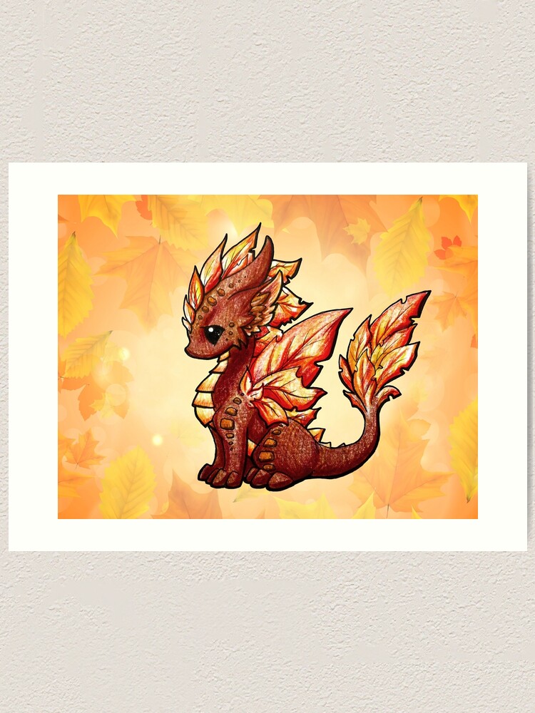 "Autumn Dragon" Art Print by bgolins | Redbubble