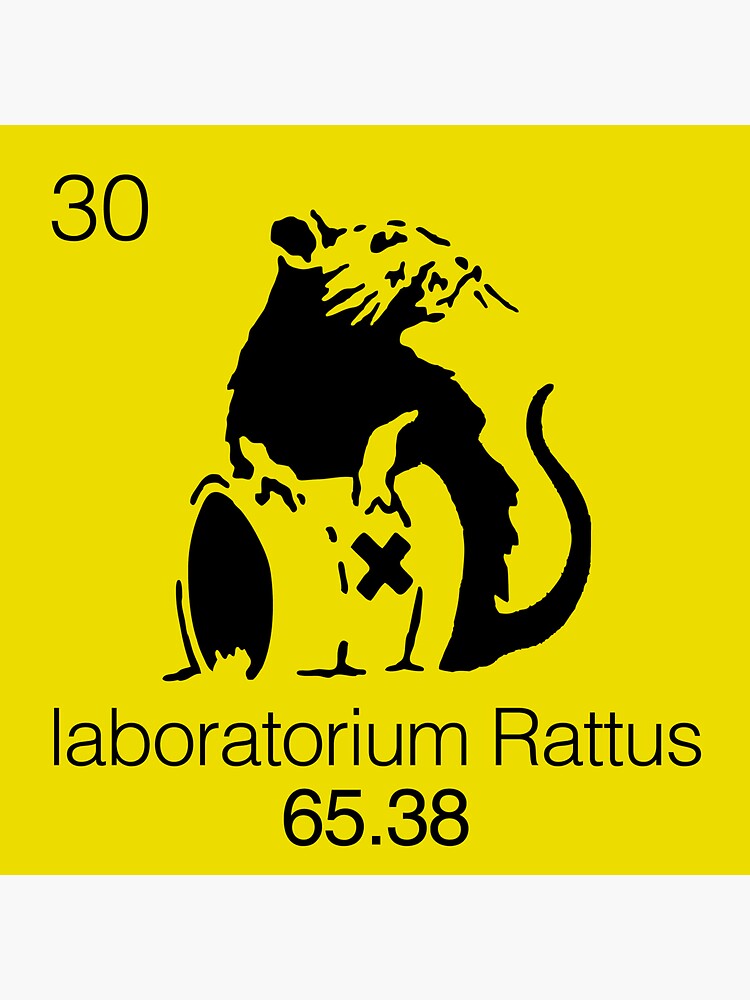 "Lab Rat" Sticker for Sale by Brubarell | Redbubble