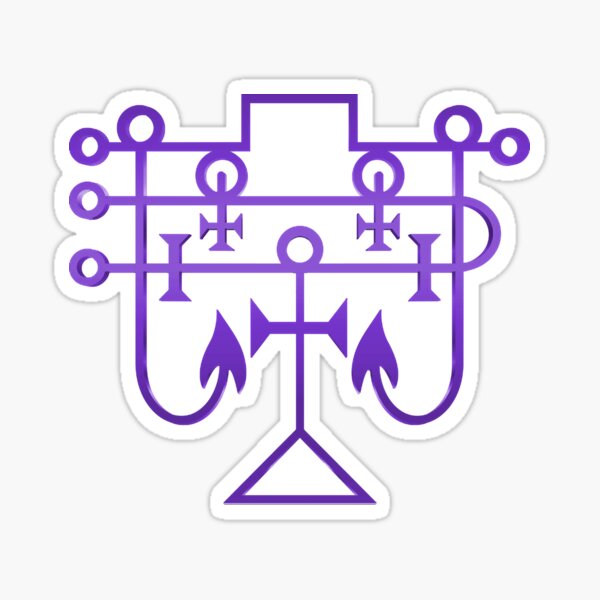 "Marquis Andras Sigil Modern Ars Goetia Demonic Seal of Andras in ...