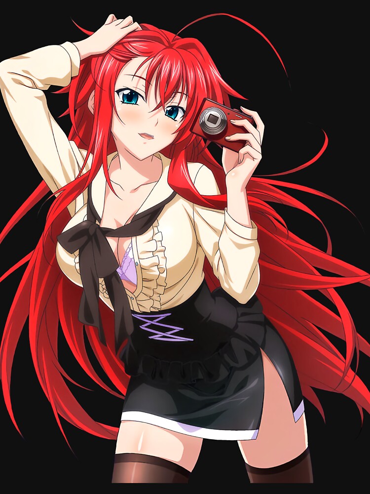 "Lewd Rias Gremory Sexy Boobs Hot Thighs Cute Ass (High School DxD Cute Ecchi Hentai Girl ...