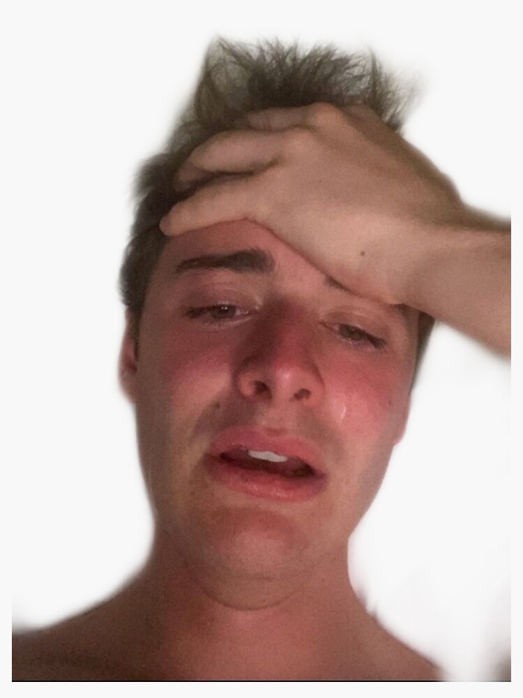 "Noah Schnapp crying" Sticker for Sale by Katiesanta | Redbubble