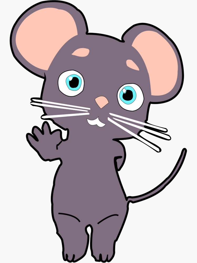 Pegatina «ratón Cocomelon Personajes Clásico» de mcdunnburryv | Redbubble