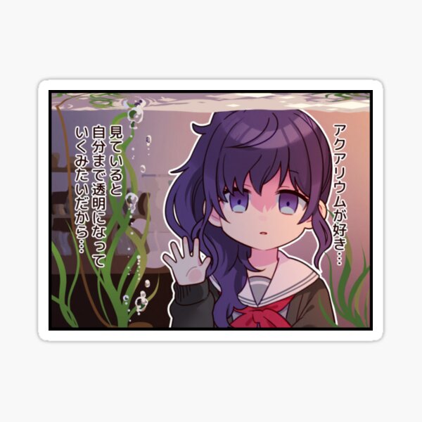 "Mafuyu Asahina comic" Sticker for Sale by Lauwuuh | Redbubble