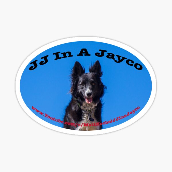 "JJ In A Jayco Design 1" Sticker by Matts-K | Redbubble