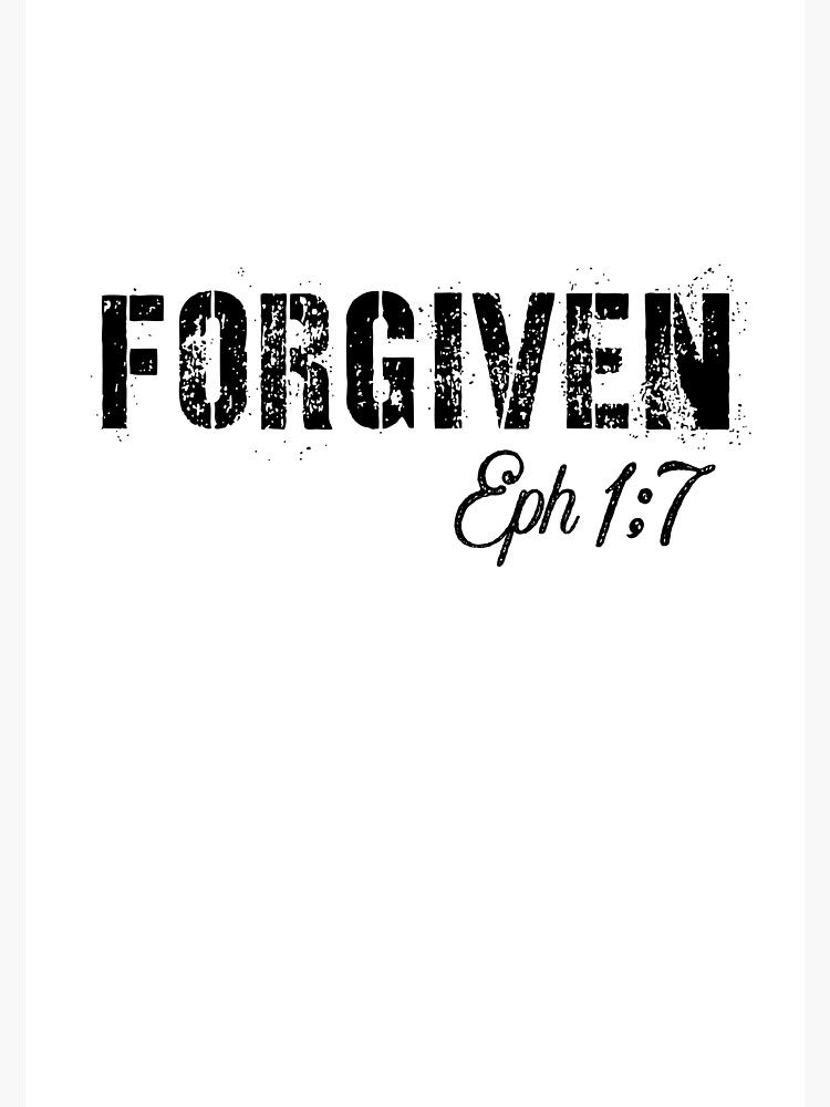 "Forgiven" Sticker for Sale by Oremadesigns | Redbubble