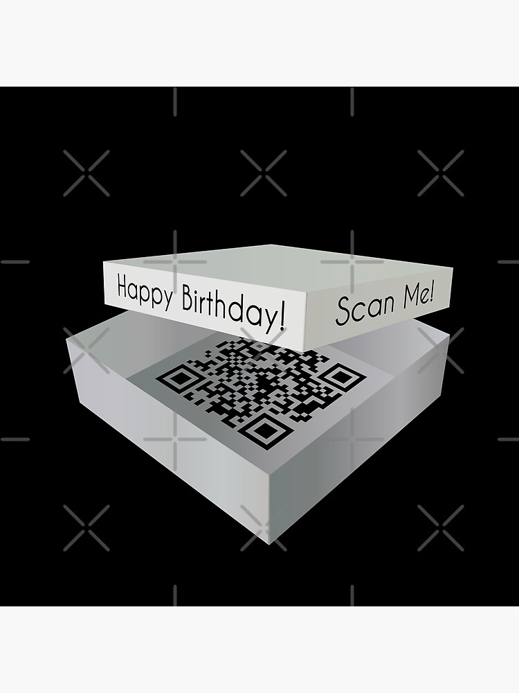 "Happy Birthday The Office animated link QR Code Box" Poster for Sale ...