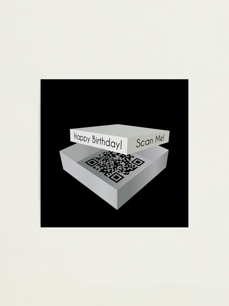 "Happy Birthday The Office animated link QR Code Box" Photographic ...