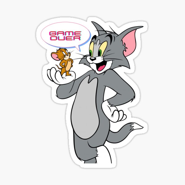 "game over" Sticker for Sale by barbang | Redbubble