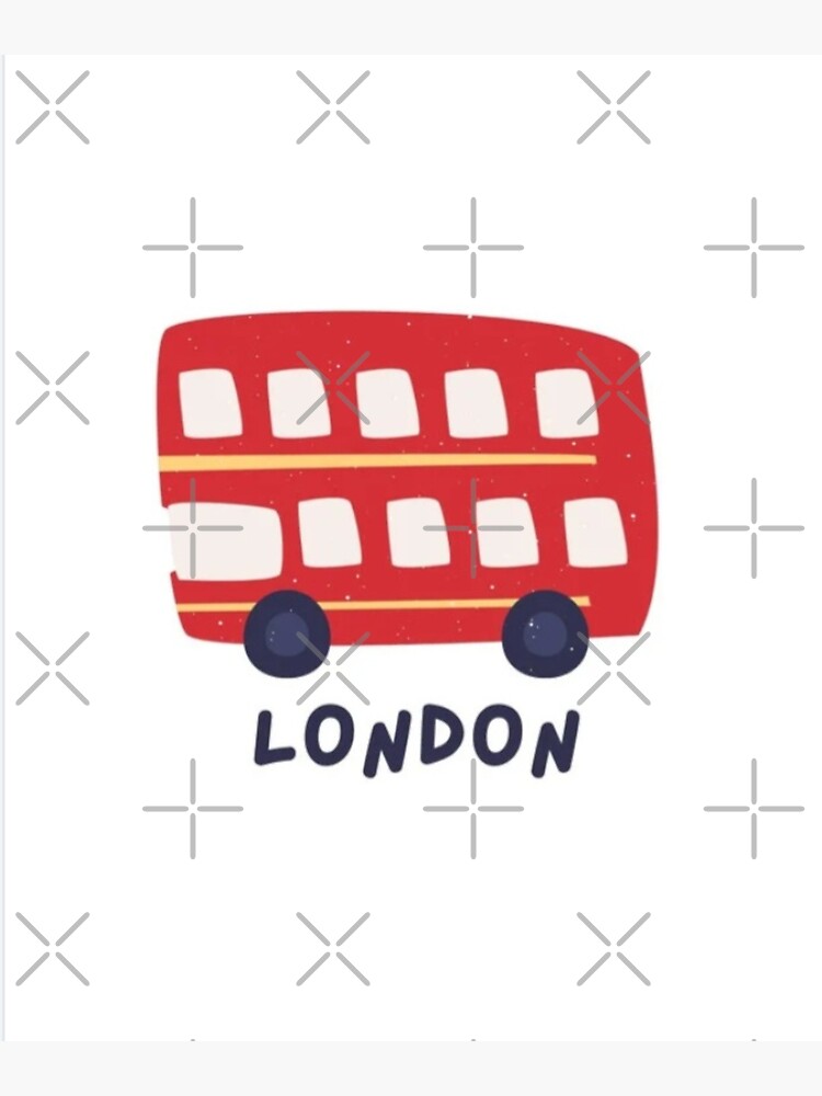 "London bus - London stickers " Sticker for Sale by SA--Store | Redbubble