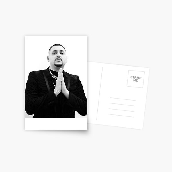"Mad clip rapper praying" Postcard for Sale by GusTheSkeleton | Redbubble
