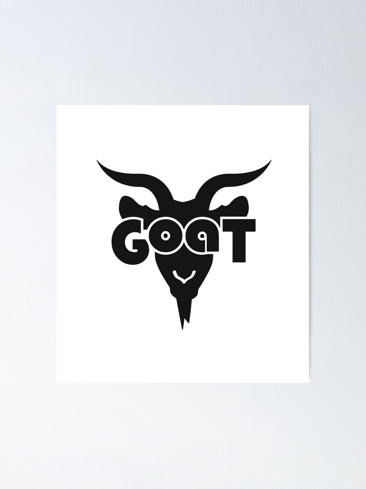 "GOAT LOGO" Poster for Sale by ArmandoShop | Redbubble