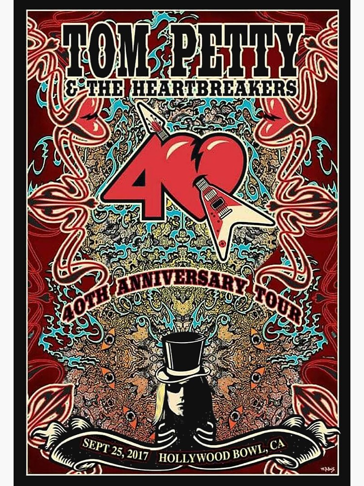 "Tom petty best tour" Sticker for Sale by gcapnerhurst1o | Redbubble