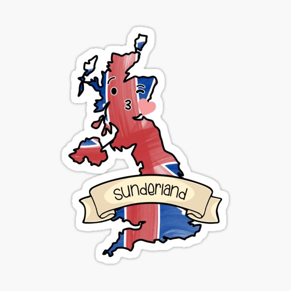 "Sunderland" Sticker for Sale by WordsMaps | Redbubble