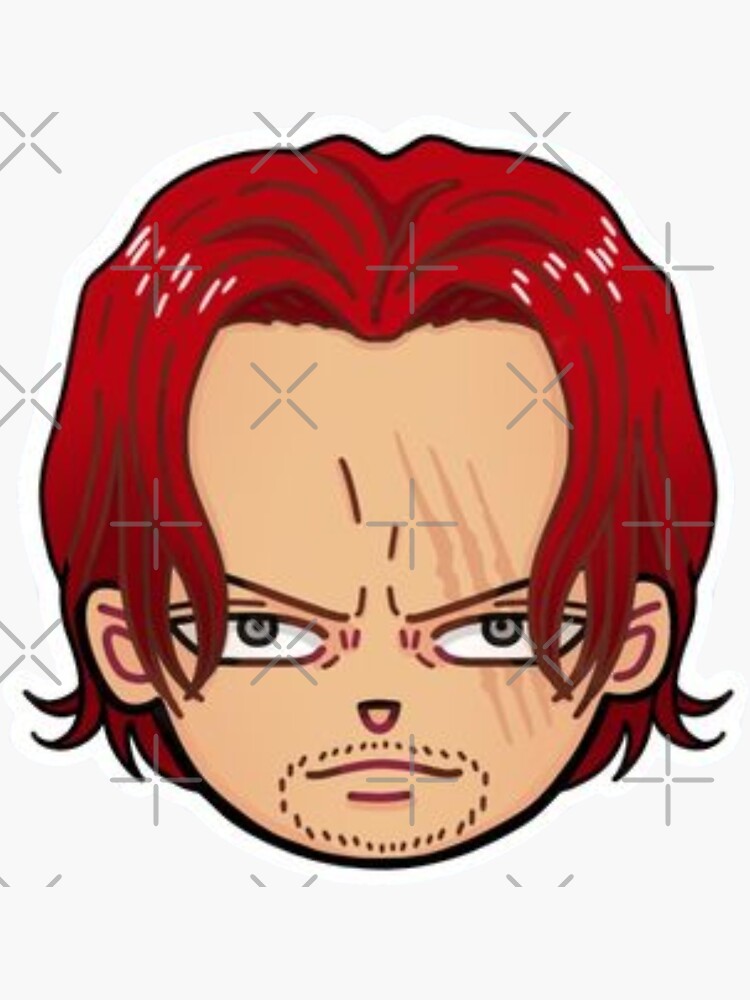 "Shanks the redhead - classic accessories" Sticker for Sale by ...