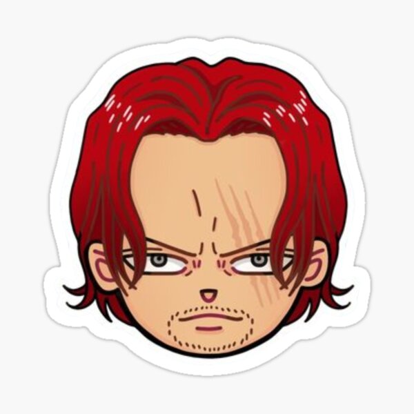 "Shanks the redhead - classic accessories" Sticker for Sale by ...