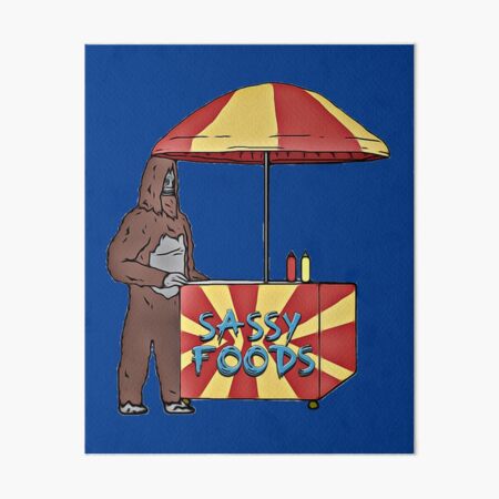 "Sassy Foods 2 The Big Lez Show " Art Board Print for Sale by ...