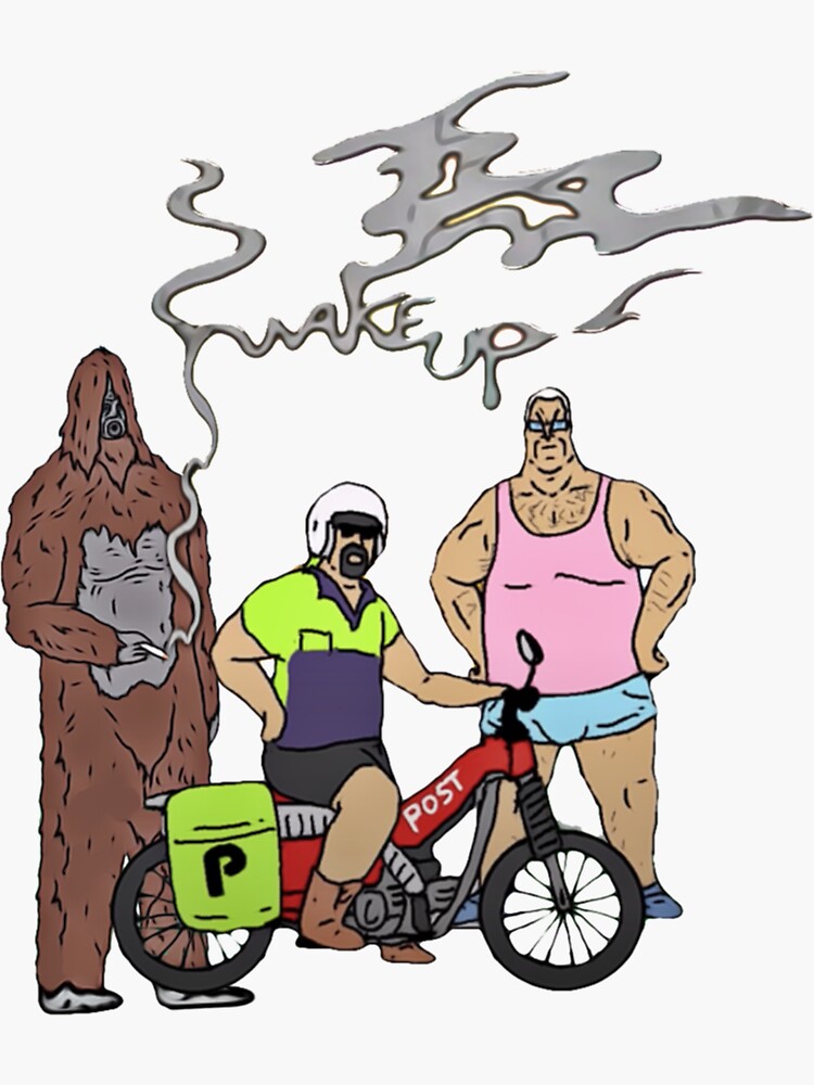 "Sassy Lez Mike Nolan Wake Up The Big Lez Show " Sticker for Sale by ...