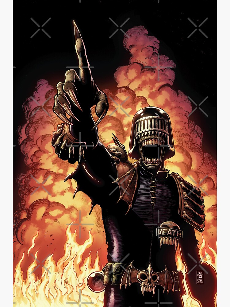 "judge dredd,judge death,figure,pointing,fire, dredd,cyberpunk,police ...