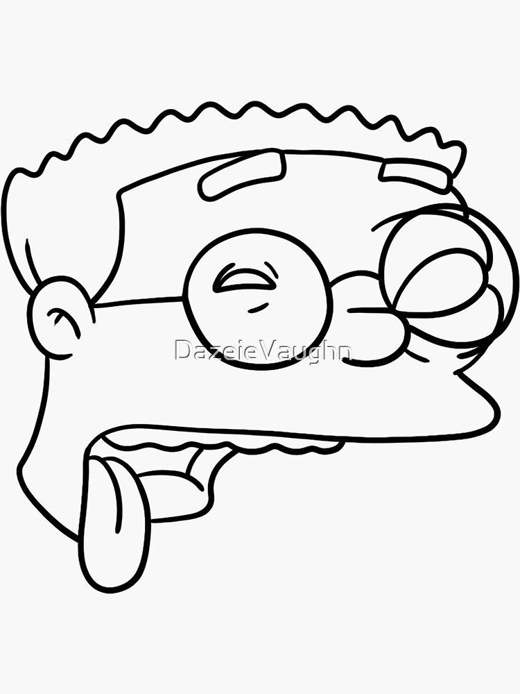 "smithers" Sticker for Sale by DazeieVaughn | Redbubble