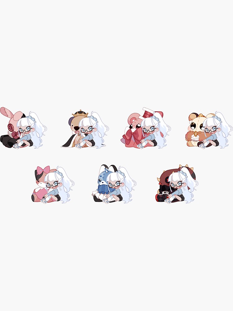 "Huggie 6 all" Sticker for Sale by talentlesshuman | Redbubble