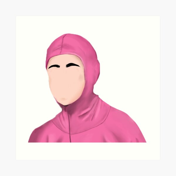 "Pink Guy Filthy Frank Faceless" Art Print by Marcles | Redbubble