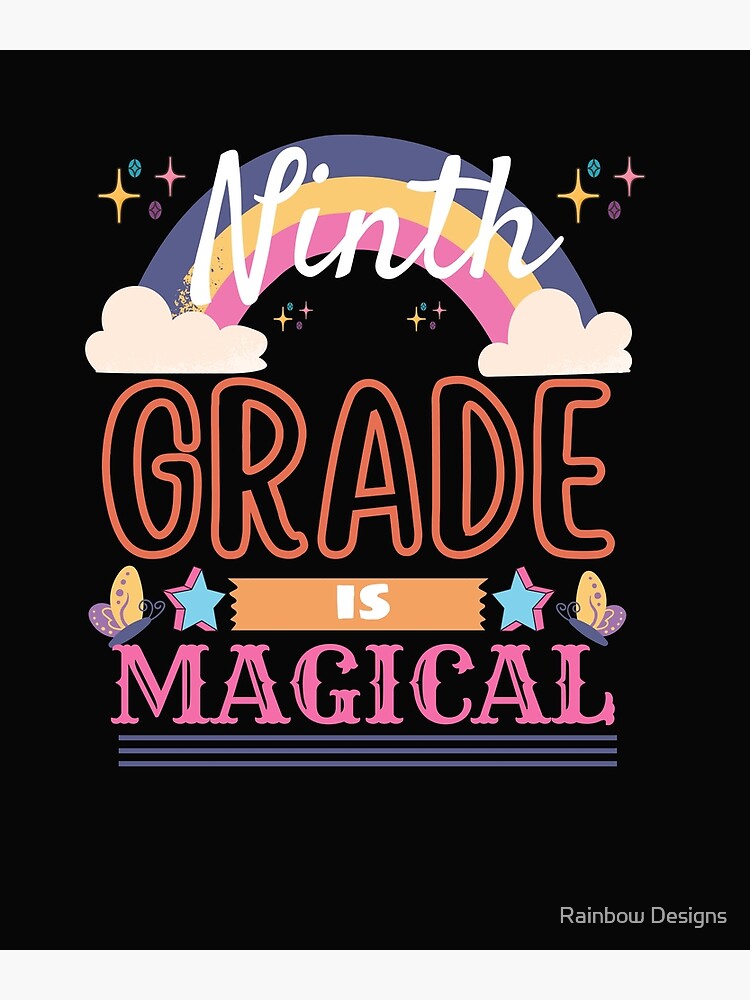 Poster « La neuvième année est magique - Retour à l'école », par ...