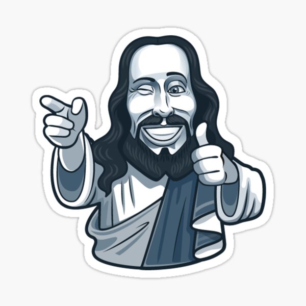 "jesus meme" Sticker for Sale by lenovoc987 | Redbubble