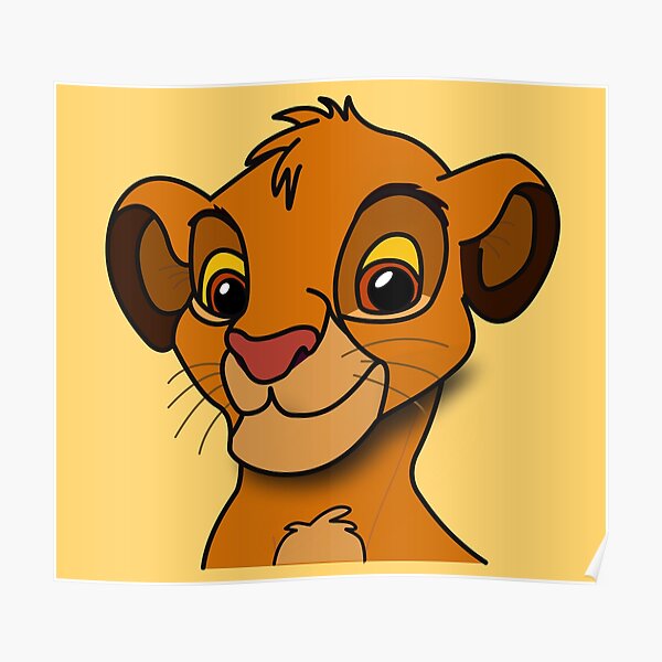 "Simba in drawing!" Poster for Sale by CocSwing | Redbubble